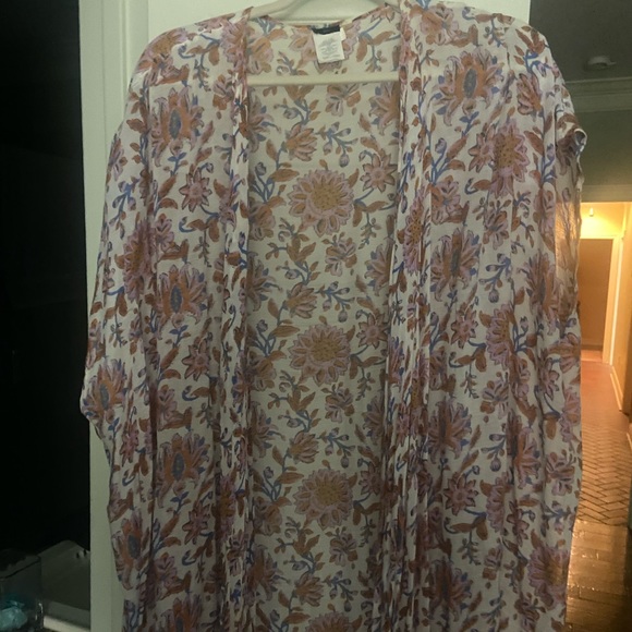 J. Crew | Kimonos & Yukatas | J Crew Os Flowy Kimono Style | Poshmark